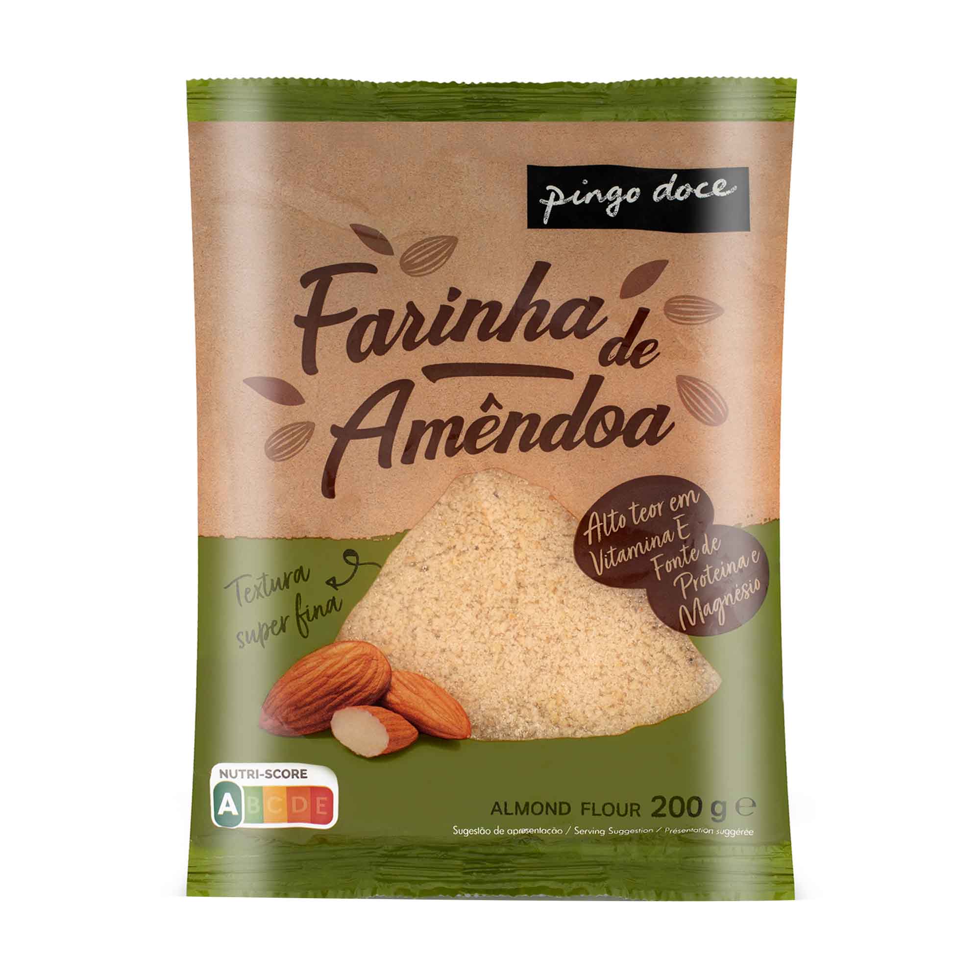Mercadão - Pingo Doce: Farinha de Amêndoa Pingo Doce Mercadão - Pingo Doce: Farinha de Amêndoa Pingo Doce