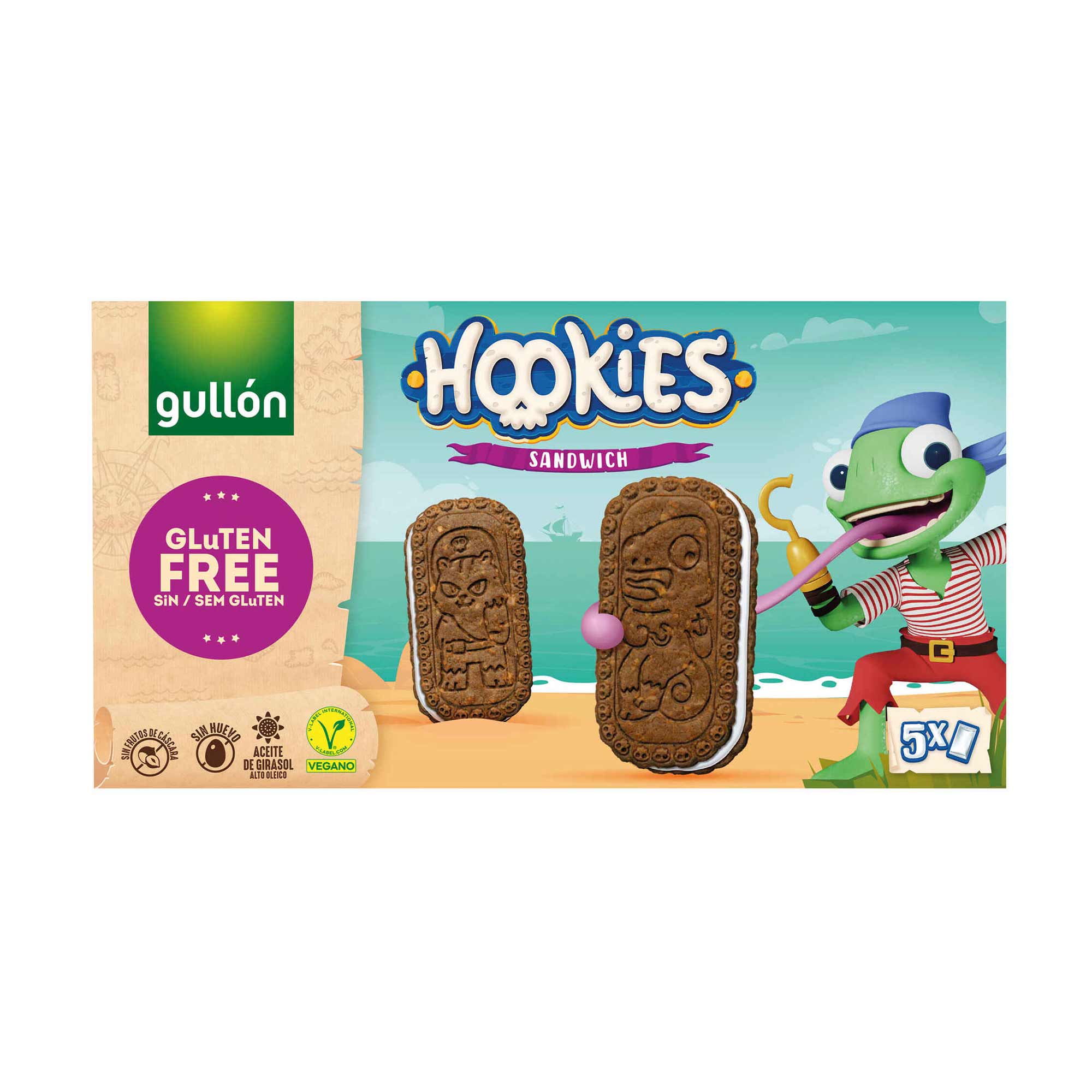 Mercadão Pingo Doce Bolachas Recheadas Com Creme Sem Glúten Hookies