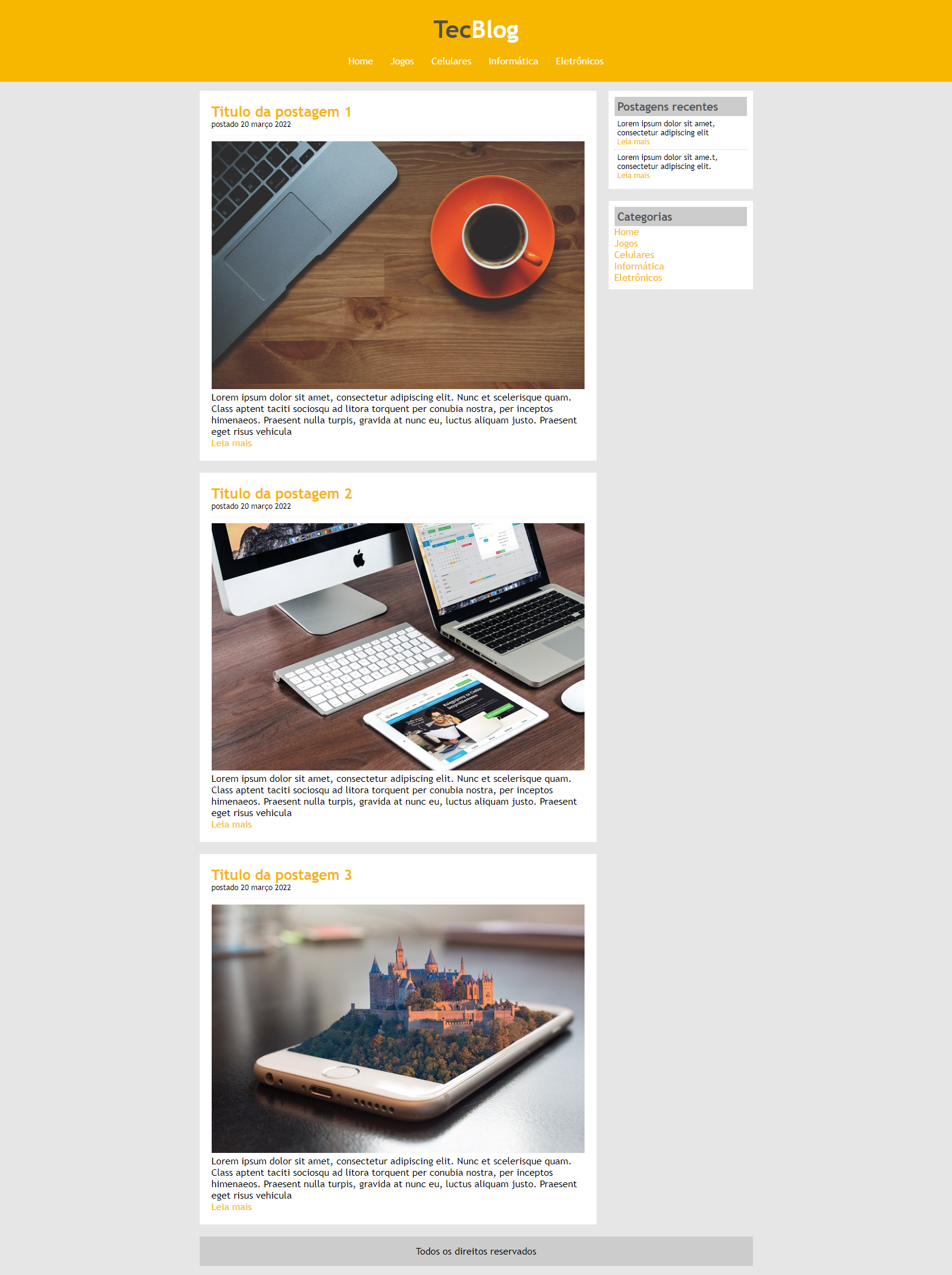 GitHub - Fontinelle/Projeto-TecBlog