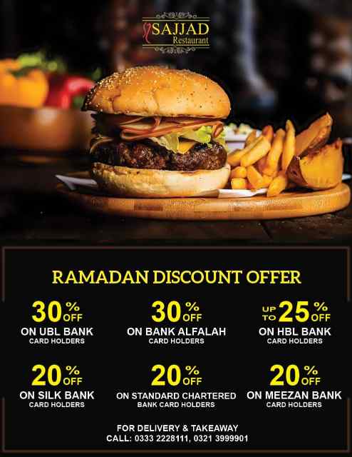 Sajjad Restaurant Do Darya Karachi Menu, Prices, Deals, Phone, Address