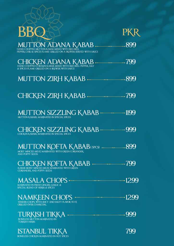 Saltanat Restaurant Karachi Menu, Prices, Deals, Phone, Address, Review