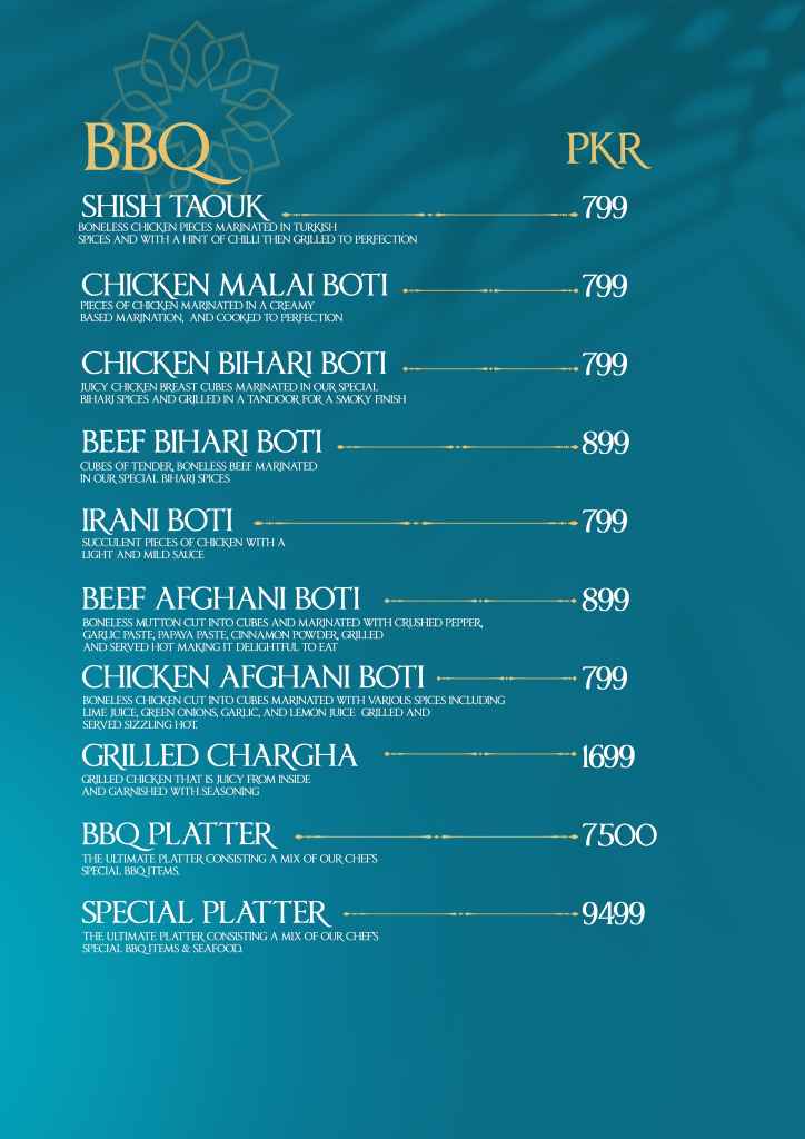 Saltanat Restaurant Karachi Menu, Prices, Deals, Phone, Address, Review