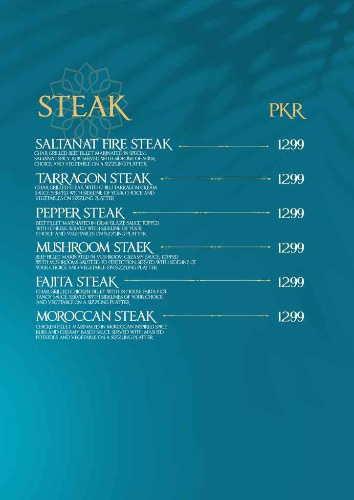 Saltanat Restaurant Karachi Menu, Prices, Deals, Phone, Address, Review