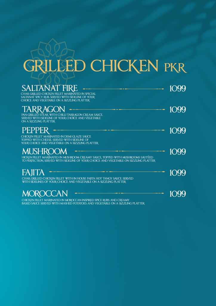 Saltanat Restaurant Karachi Menu, Prices, Deals, Phone, Address, Review