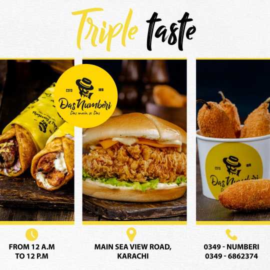 Das Numberi Karachi Menu, Prices, Deals, Phone, Address, Review