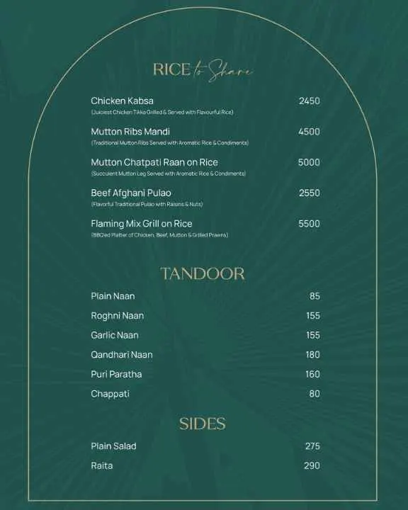 Mizaaj Restaurant Karachi Menu, Discounts, Reviews, Contact