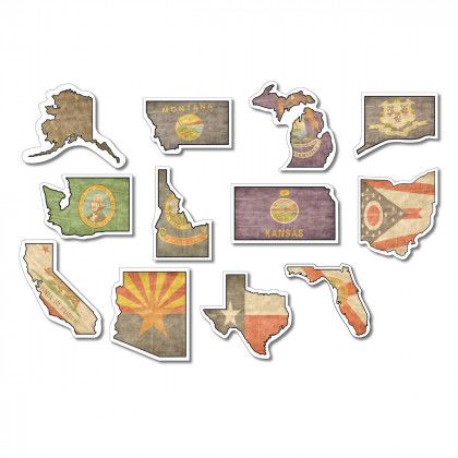 Unique Custom Shaped Magnets with Logos | Magnet of Any U.S. State