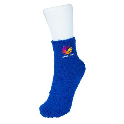 Fuzzy Custom Socks with Full Color Imprint
