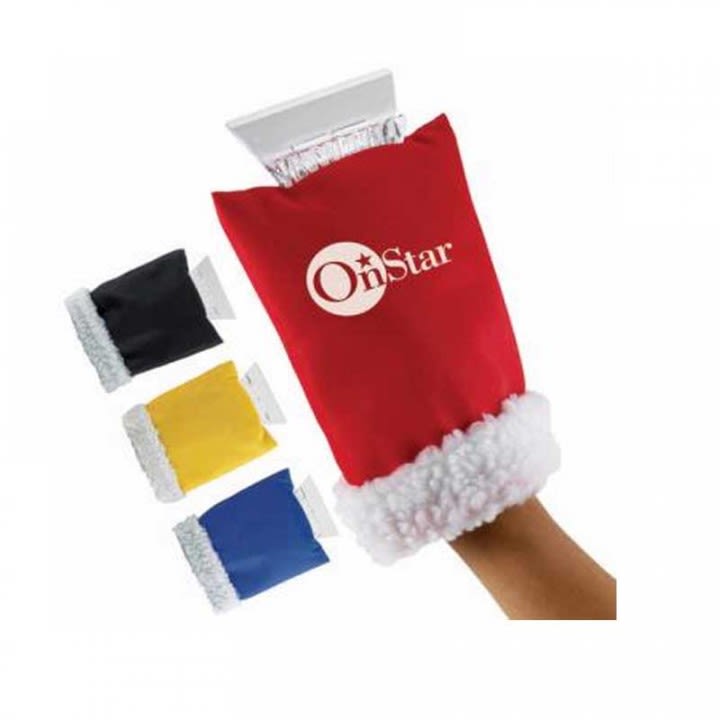 Low Minimum Order Promo Ice Scraper Hand Mitts | Custom Ice Scraper