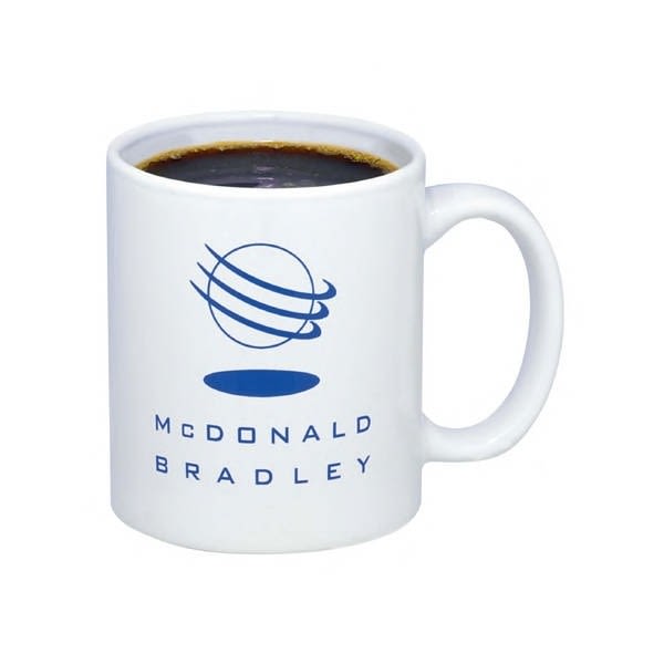 White Coffee Mug With Customized Logo | Custom Coffee Mugs