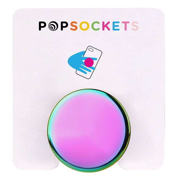 Iridescent PopSockets Grip with Logo | Custom Imprinted Phone Grips