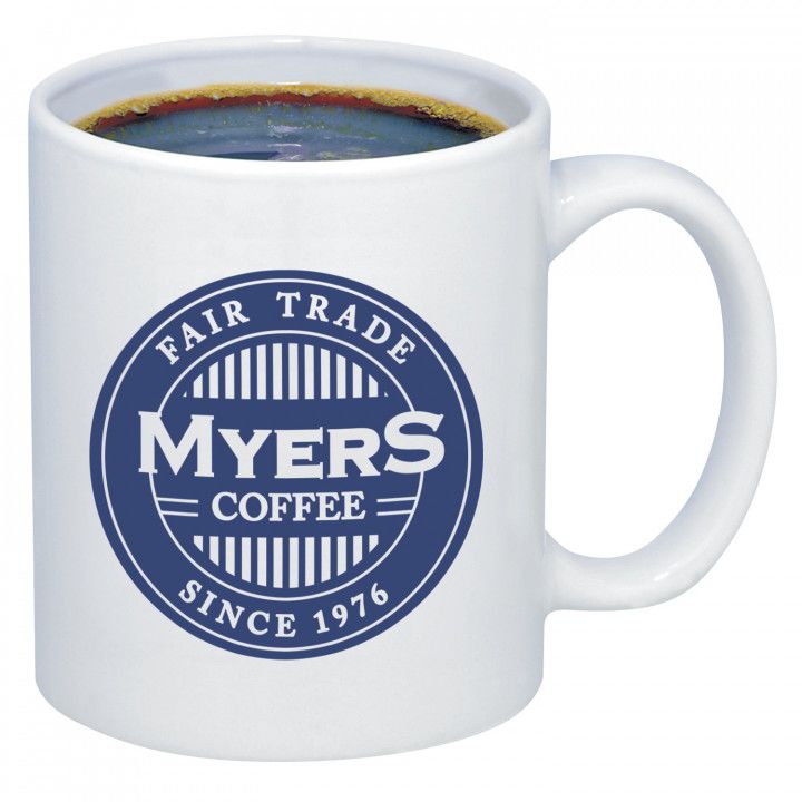 White Coffee Mug With Customized Logo | Custom Coffee Mugs