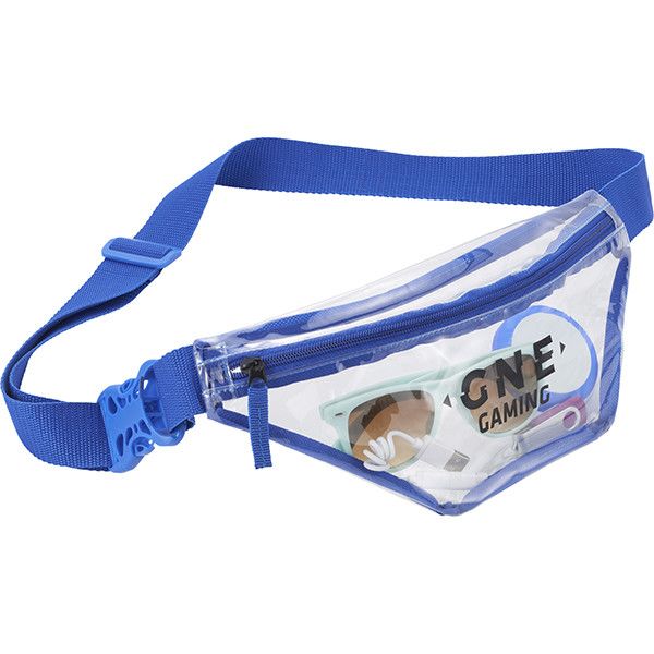 Imprinted Clear Fanny Pack | Custom Security Bags
