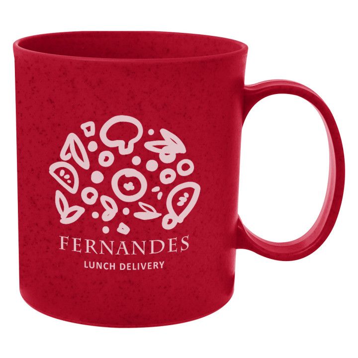 Promotional 12 oz Wheat Mug | Imprinted Eco Coffee Cup