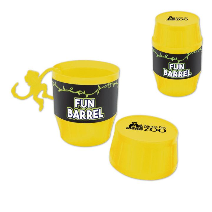 Custom Imprinted Fun Barrel | Promotional Toys