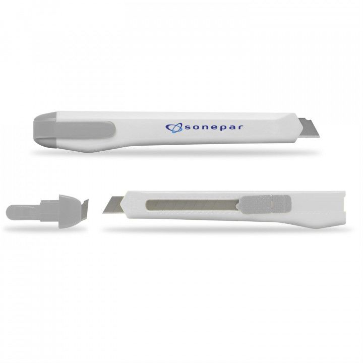 Screen Printed Sliding Box Cutter | Promotional Box Cutters