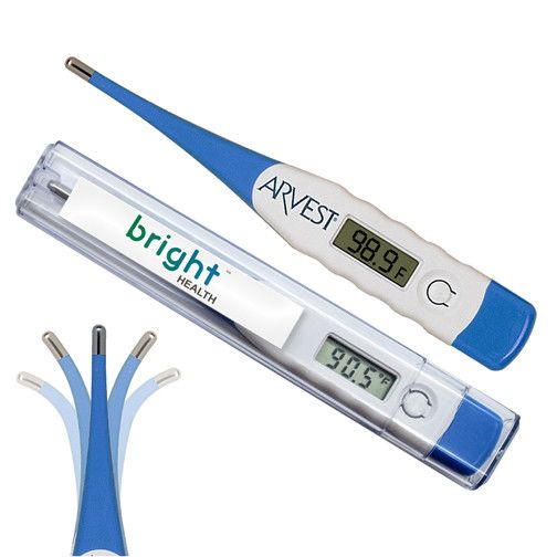 Printed Flexible Tip Digital Thermometer | Custom Wellness Giveaways