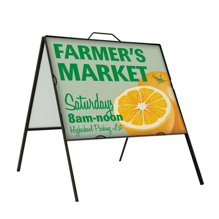 Custom Superstrong 24" x 18" Angle Iron Frame Sign Kit | Printed Signs