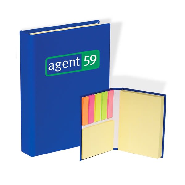 Imprinted Custom Sticky Note Book for Giveaways | Branded Sticky Notes