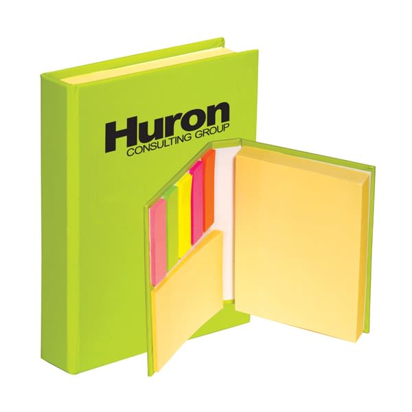 Imprinted Custom Sticky Note Book for Giveaways | Branded Sticky Notes