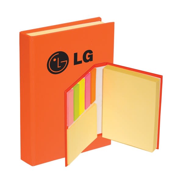 Imprinted Custom Sticky Note Book for Giveaways | Branded Sticky Notes