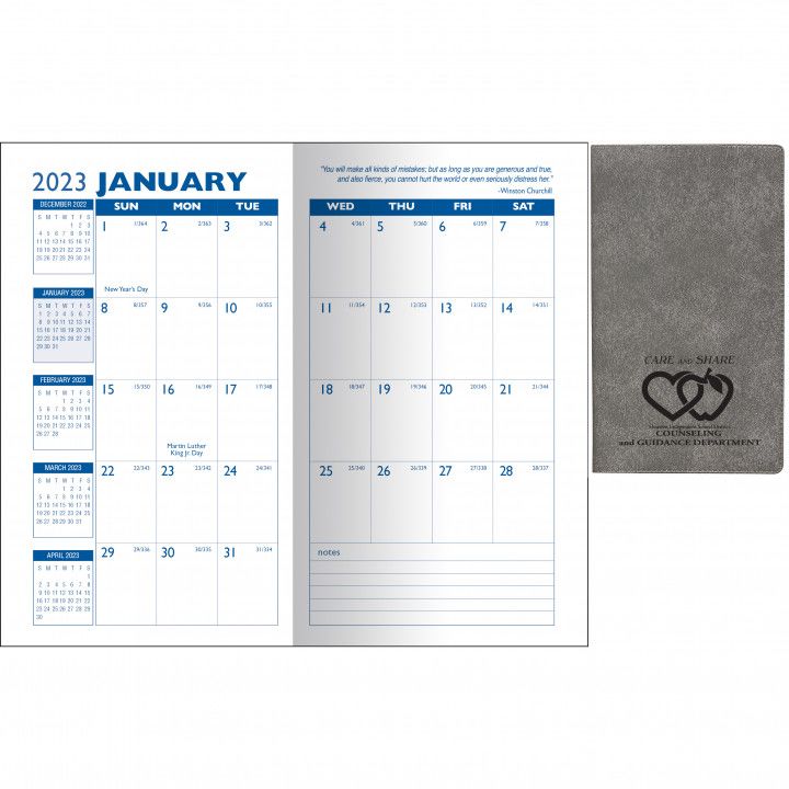 Imprinted Executive Monthly Pocket Planner| Monthly Planner