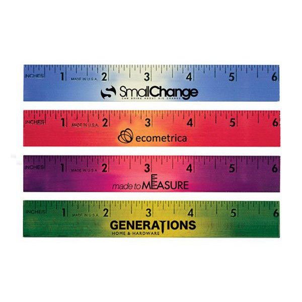 Personalized Mood Color Changing Rulers in Bulk | Custom 6 Inch Ruler