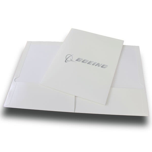 Custom Reinforced Edge Folder | Foil Stamped | Personalized Folders