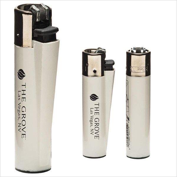 Reusable Imprinted Clipper Butane Lighter