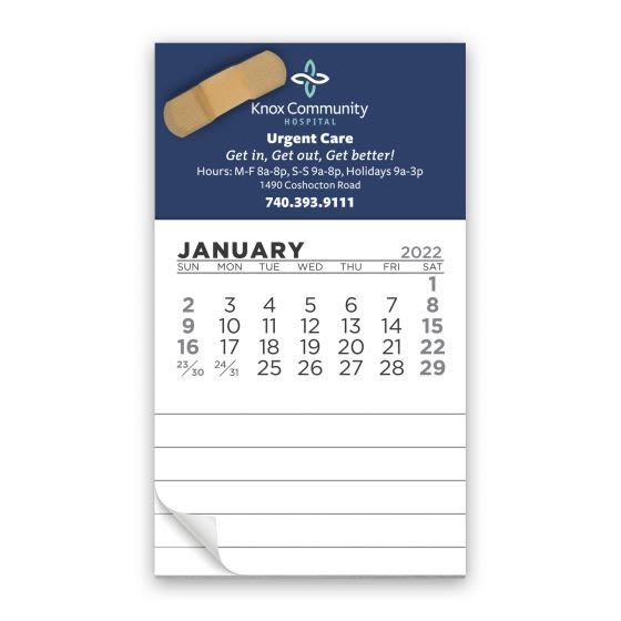 Personalized Calendar Magnets | Large Calendar Pad Magnet- Free Set-Up