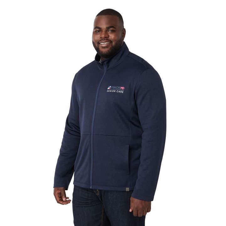 Eco-Friendly Men's Knit Fleece Full Zip Promo Jacket - Merritt