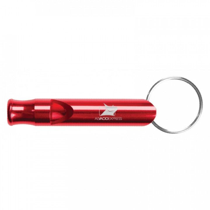 Aluminum Metal Engraved Whistle Key Chain | Custom Key Chains
