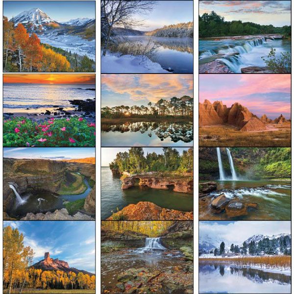 Custom Economy Calendar - Landscapes of America | Promo Calendar