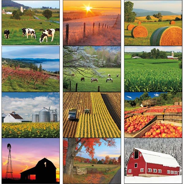 Agriculture Themed Wall Calendar | Promotional Calendars Wholesale