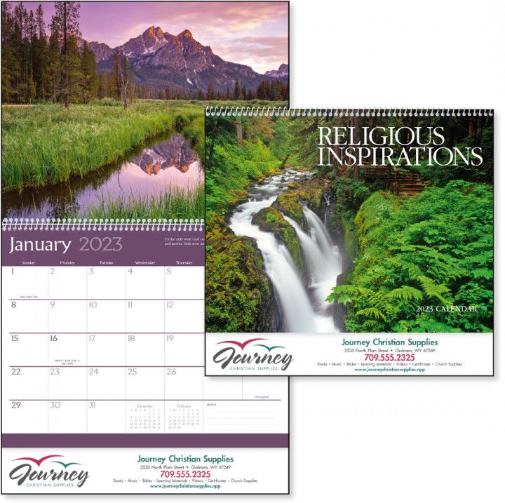 Premium Custom Calendar - Religious Inspirations | Promo Calendars