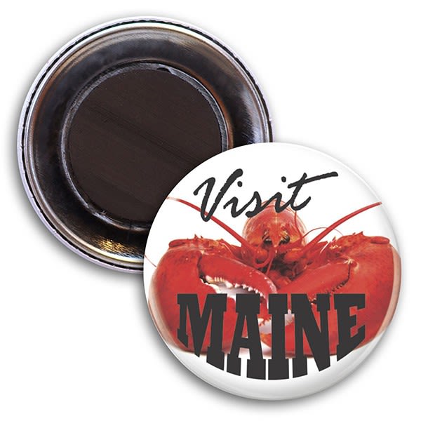 Personalized Magnets | 1.75 in Circular Metal Button Magnet with Logo
