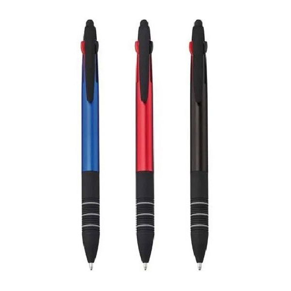 3 Color Pen/Stylus | Personalized PilotⓇ Stylus Pens with Grips