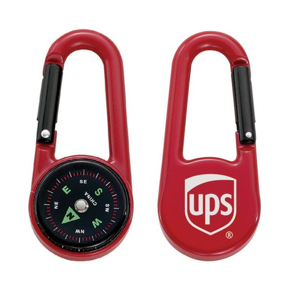 Promotional Color Carabiner Compass | Customized Carabiners