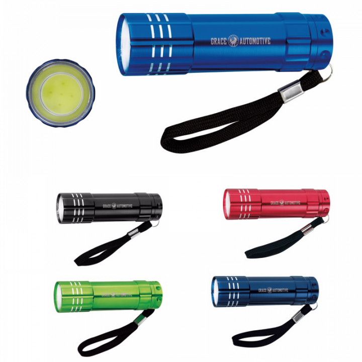 Custom Engraved Metal Flashlight with COB | Custom Flashlights