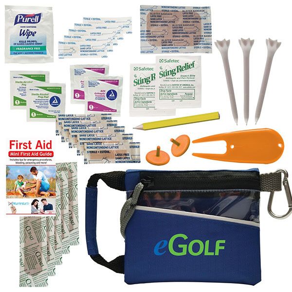 Logo Grab N Go Golfers Kit | Promo First Aid Golf Tool Set