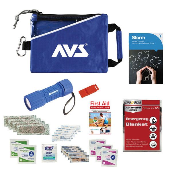 Logo Storm Series Basics Disaster Kit | First Aid Kits with Logo