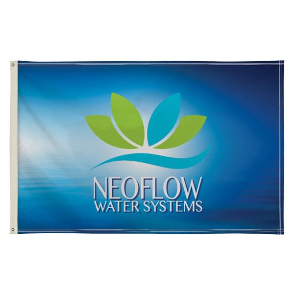 5 x 8 Promotional Double Sided Polyester Flag | Bulk Sublimation Flags