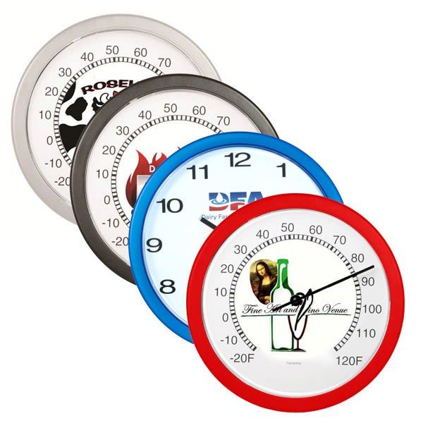Wall Thermometer with Full Color Imprinted Face | Custom Thermometer