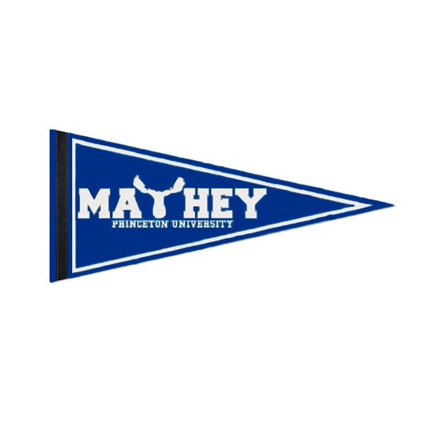 Promotional Color Bleed Flag Pennant With Edge Strip | Promotional