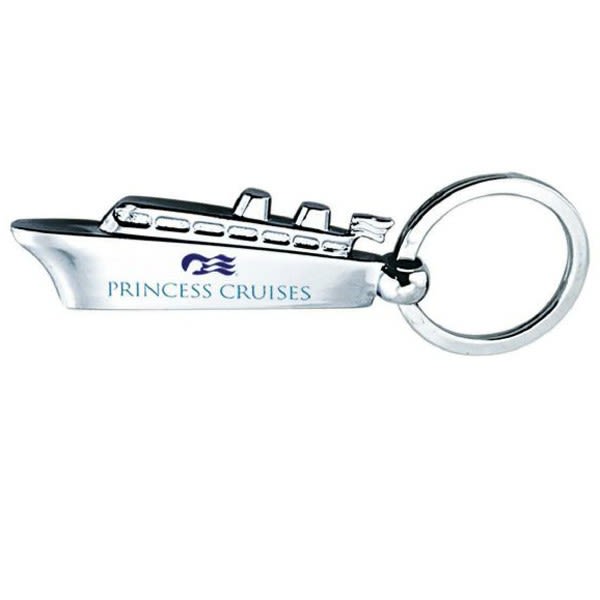 Cruise Ship Key Chain With Logo | Promotional Key Chains