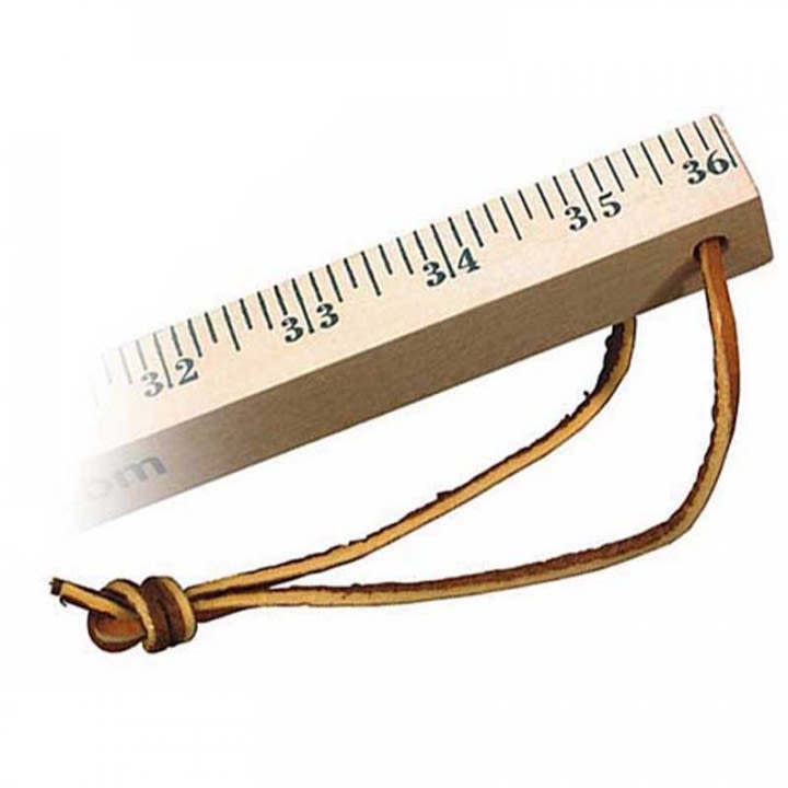 Clear Lacquer Finish Promotional Walking Stick | Measuring Stick