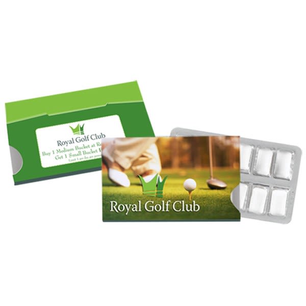 Sugarless Custom Gum Blister Pack | Custom Gum Giveaways