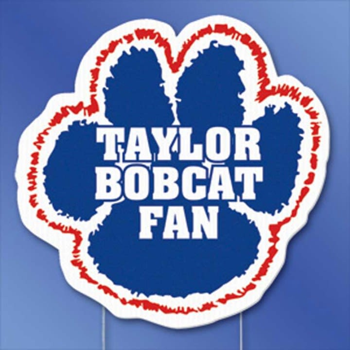 Paw Yard Sign Custom Imprinted With Logo | Promotional Yard Signs