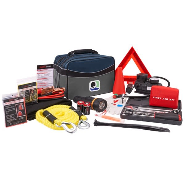 Promotional All-in-One Auto Emergency Kits | Logo Roadside Safety Kit
