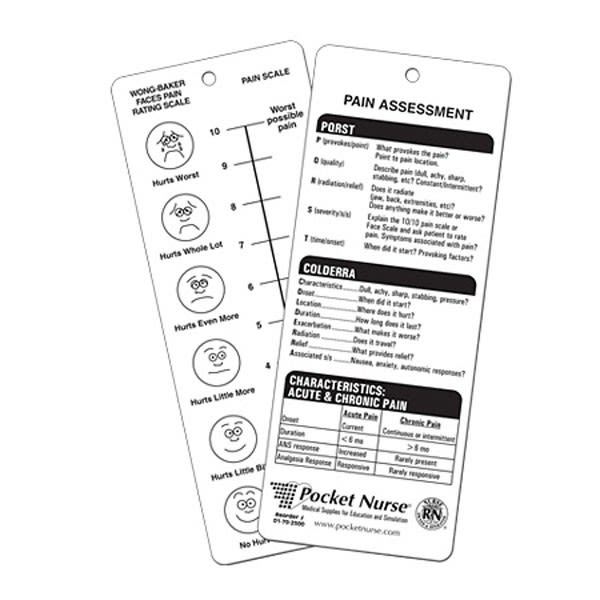 Pain Assessment Chart with Business Logo | Doctor Office Promotions